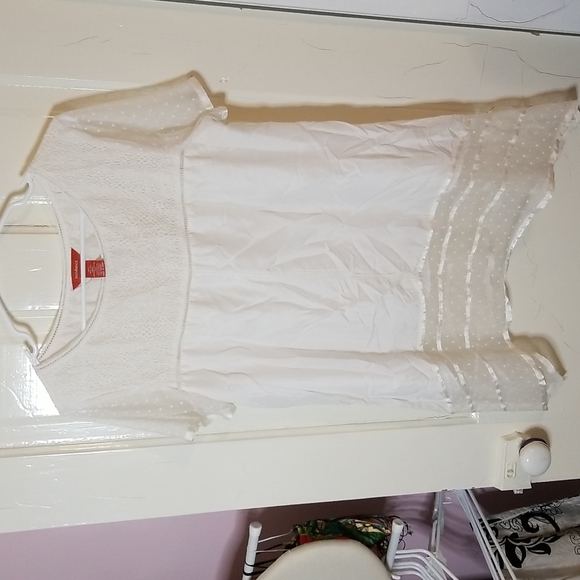 Sundance | Tops | Sundance Lace Silk Top | Poshmark